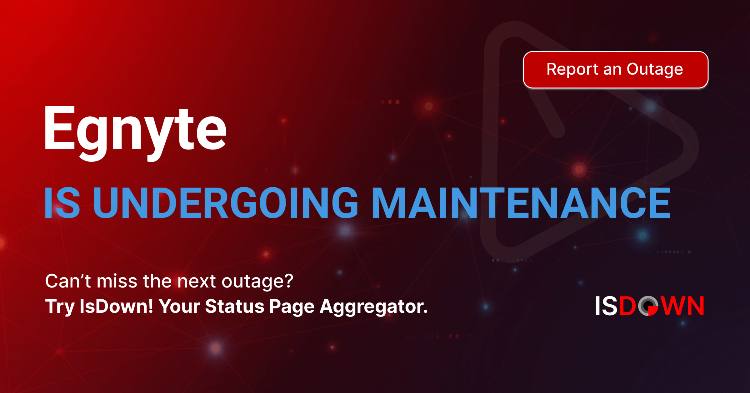 Is Egnyte Down? Check Egnyte status and current outages | IsDown